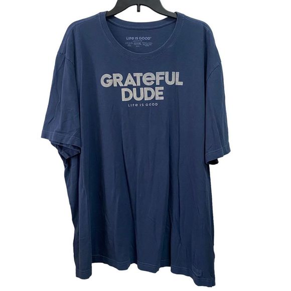 Life Is Good | Shirts | Life Is Good Mens Sz Xxxl Blue Grateful Dude ...
